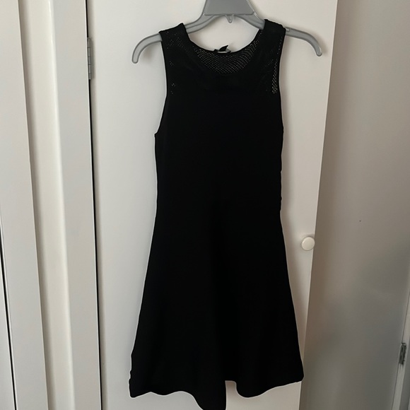 Ann Taylor | Dresses | Ann Taylor Mesh Neck Fit And Flare Dress | Poshmark